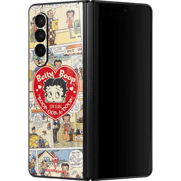 Betty Boop Comic Strip Skin for Galaxy Z Fold3 5G | Decals - Skinit