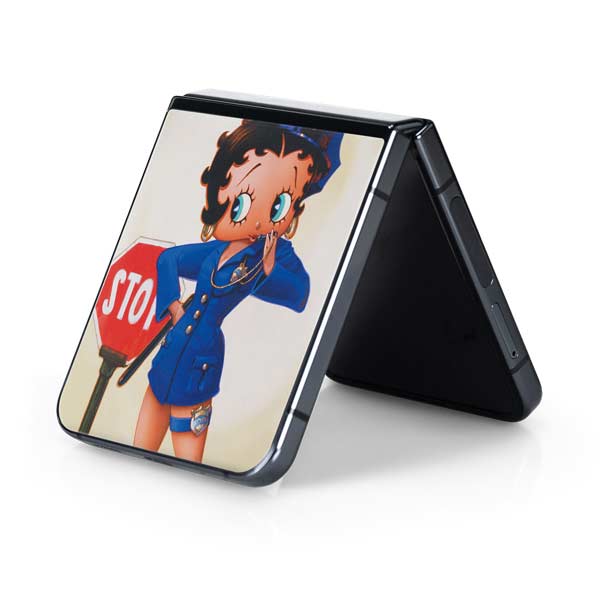 Betty Boop the Police Officer Skin for Galaxy Z Flip5 5G | Skinit