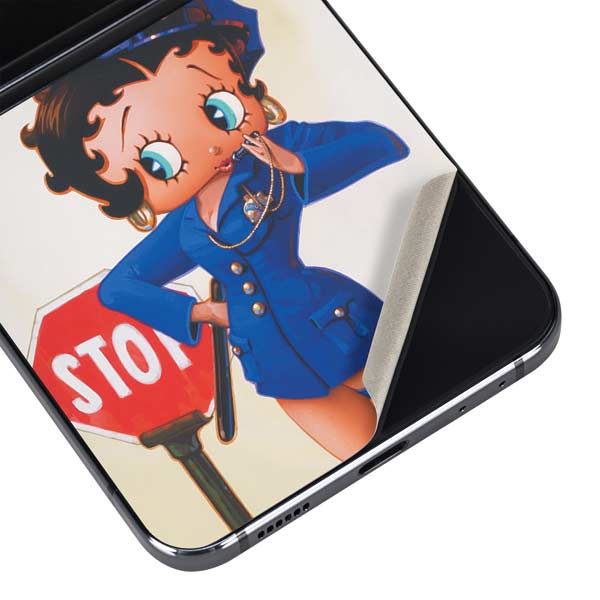Betty Boop the Police Officer Skin for Galaxy Z Flip5 5G | Skinit