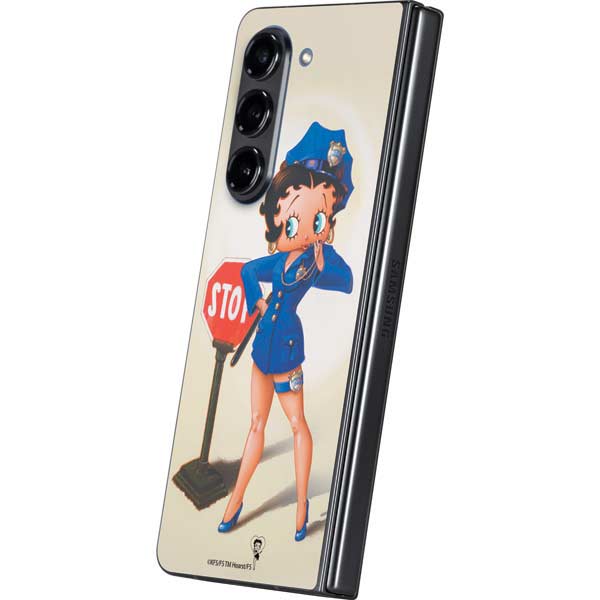 Betty Boop the Police Officer Skin for Galaxy Z Fold5 5G | Skinit