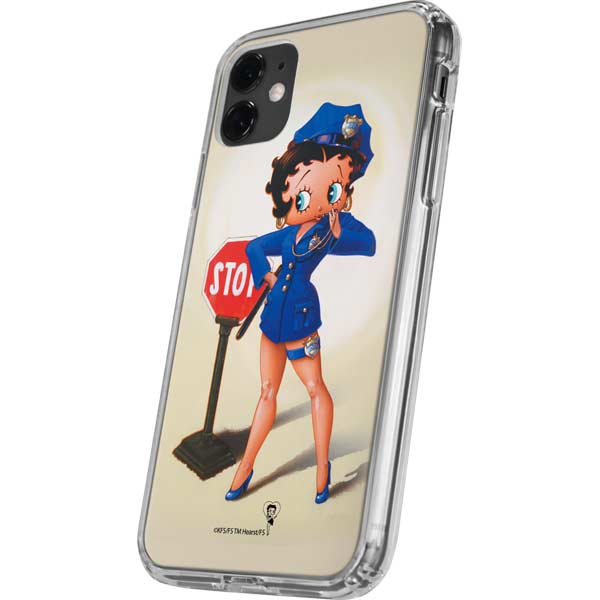 Betty Boop the Police Officer iPhone 11 Clear Case – Skinit