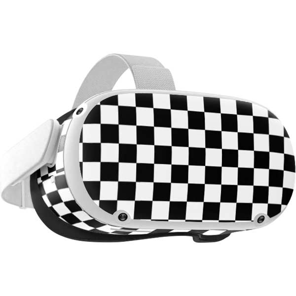 Black and White Checkered Oculus Quest Skin – Skinit