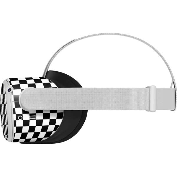 Black and White Checkered Oculus Quest Skin – Skinit
