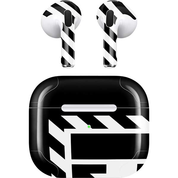 Black and White Geometric Shapes Apple AirPods (3rd Gen, 2021) Skin ...
