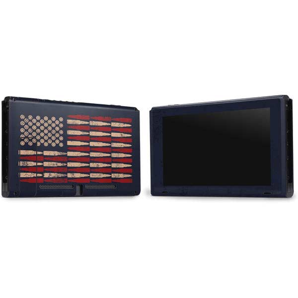 Blue Bullet American Flag Nintendo Switch Skin – Skinit