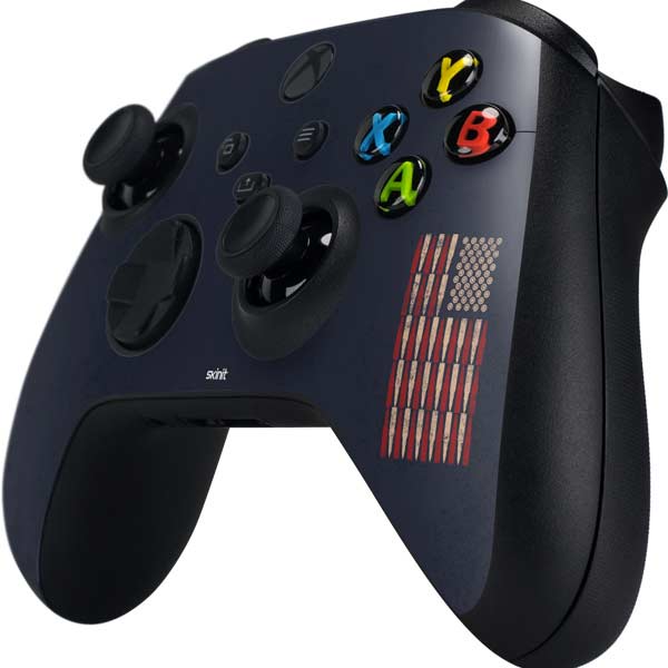 Blue Bullet American Flag Microsoft Xbox Skin – Skinit