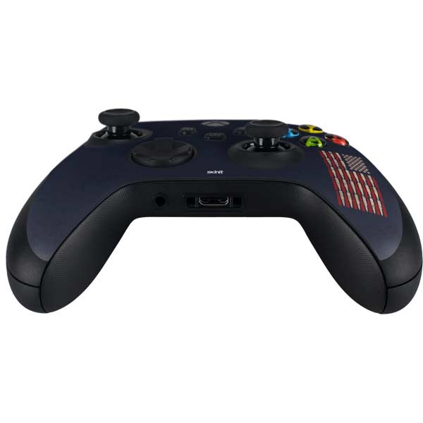 Blue Bullet American Flag Microsoft Xbox Skin – Skinit