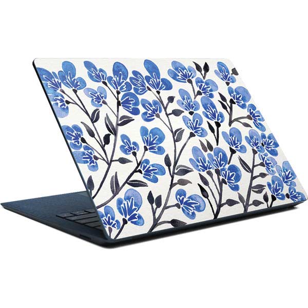 Blue Cherry Blossoms Microsoft Surface Laptop Skin – Skinit