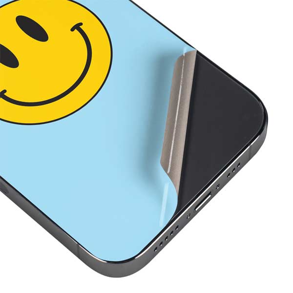 Blue Happy Face iPhone 14 Pro Max Decal Skin | Skinit