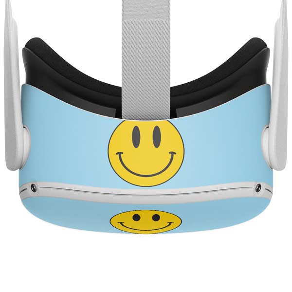 Blue Happy Face Oculus Quest Skin | Art – Skinit