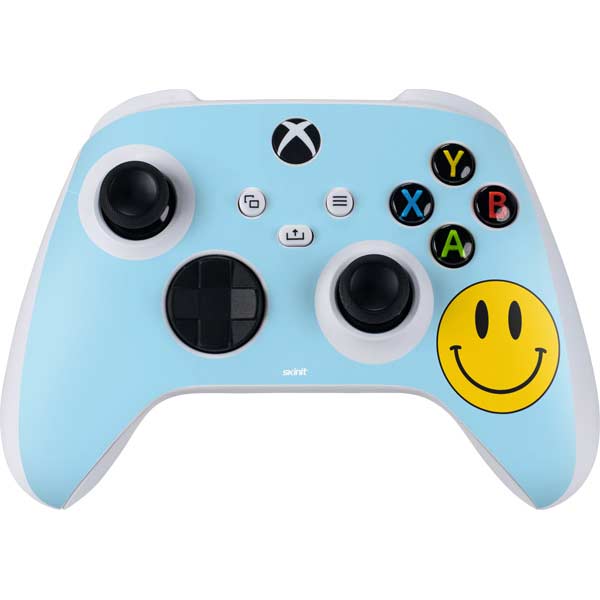 Blue Happy Face Microsoft Xbox Skin | Art – Skinit