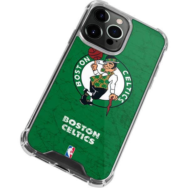 iPhone 14 Pro Boston Celtics Green Primary Logo Clear Case | Skinit