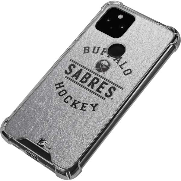 Buffalo Sabres Black Text Google Pixel Clear Case | NHL – Skinit