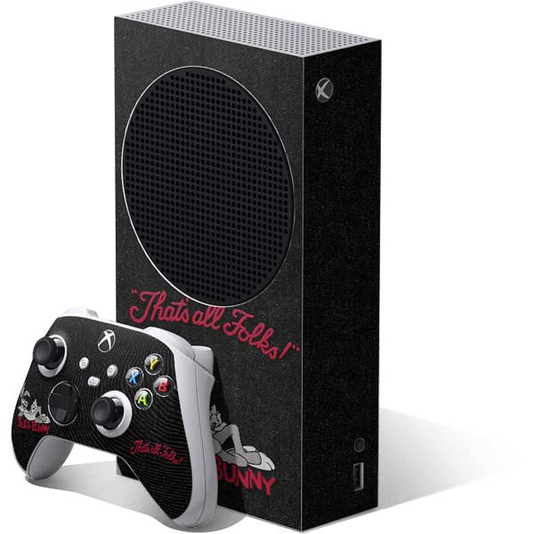 Xbox Series S Skins - Looney Tunes Bugs Bunny Thats All Folks Skinit.com