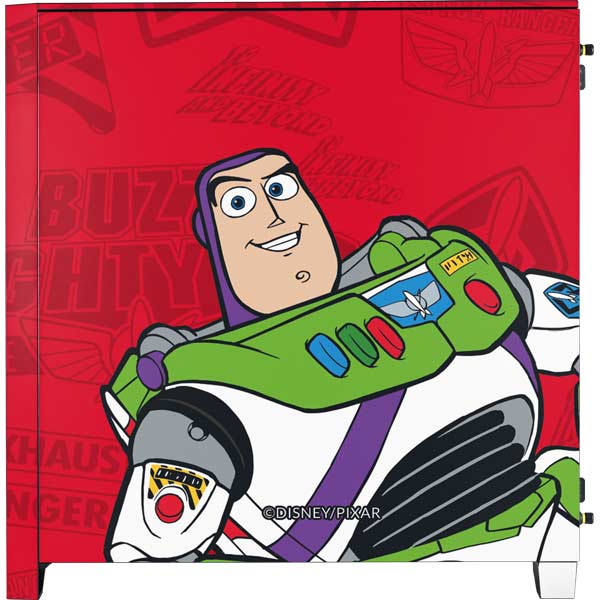 Buzz Lightyear Corsair 4000D Tempered Glass Mid-Tower ATX Case Skin ...