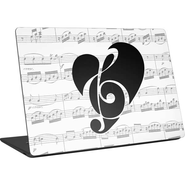 BW Musical Notes Surface Pro 4 15in Skin | Skinit