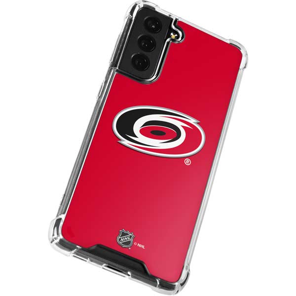 Carolina Hurricanes Solid Background Galaxy S22 Clear Case ...
