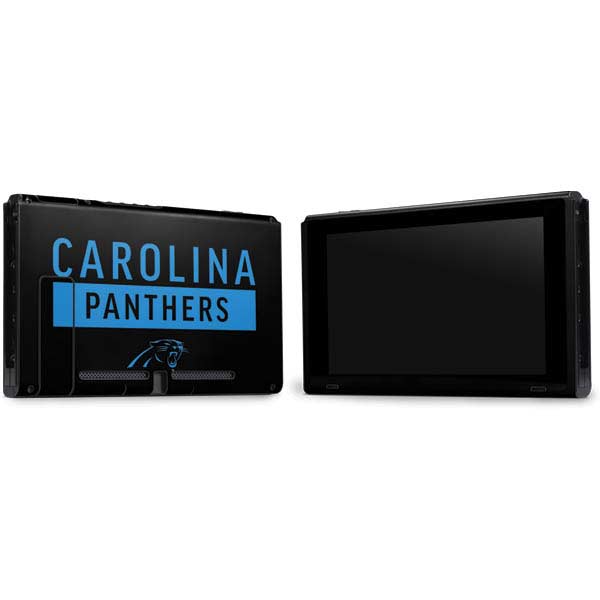 Carolina Panthers Black Performance Series Nintendo Switch Skin | NFL ...