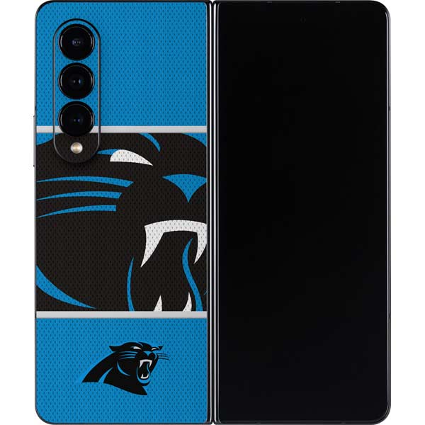 Carolina Panthers Zone Block Galaxy Z Fold4 5G Skin | Decals | Skinit