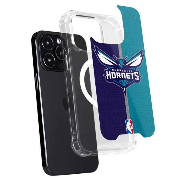 Charlotte Hornets Canvas iPhone 15 Pro Max MagSafe Case | Skinit