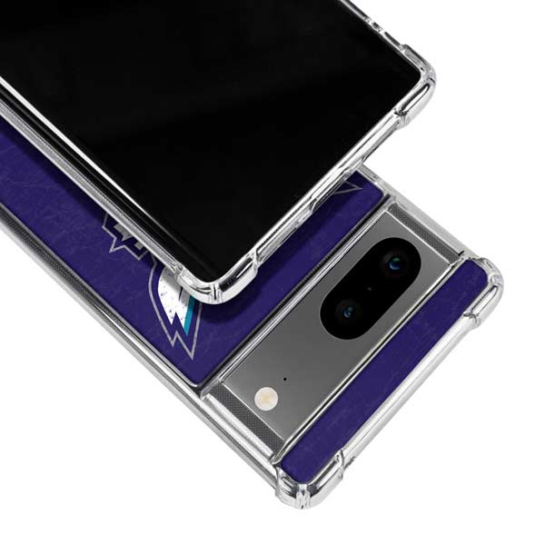 Charlotte Hornets Distressed-Purple Google Pixel 8 Clear Case | Clear ...