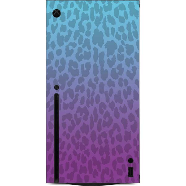 Cheetah Print Purple and Blue Microsoft Xbox Skin | Art – Skinit