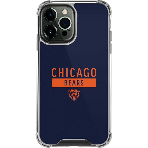 iPhone 14 Pro Max Chicago Bears Blue Performance Series Clear Case | Skinit