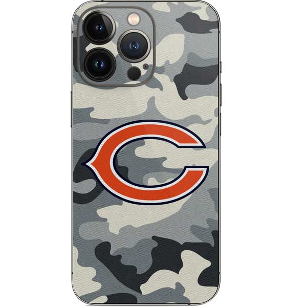 iPhone 14 Pro Chicago Bears Camo Skin | Decals | Wraps | Skinit