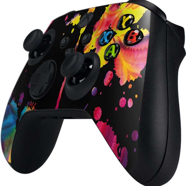 Chromatic Splatter Black Microsoft Xbox Skin | Art – Skinit