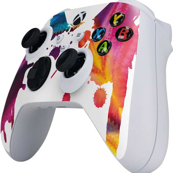 Chromatic Splatter White Microsoft Xbox Skin | Art – Skinit