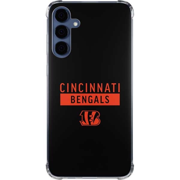 NFL Cincinnati Bengals Black Performance Series Galaxy S24 Clear Case ...