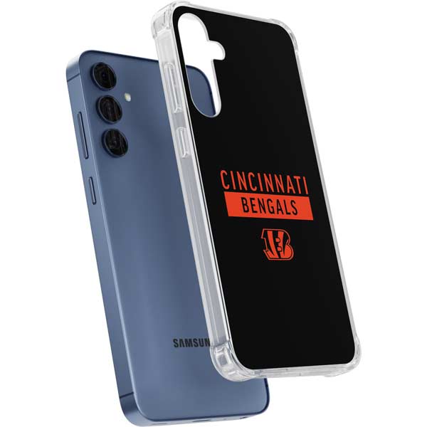 NFL Cincinnati Bengals Black Performance Series Galaxy S24 Clear Case ...