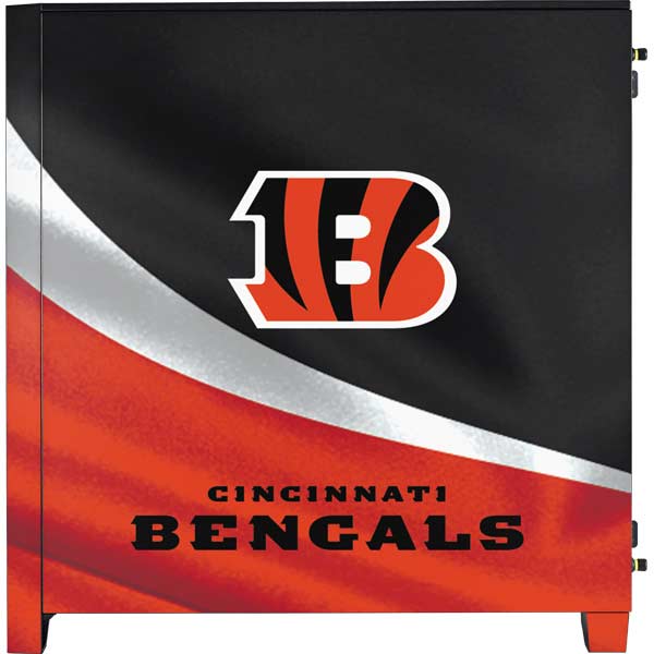 Cincinnati Bengals Corsair 4000D Tempered Glass Mid-Tower ATX Case Skin ...