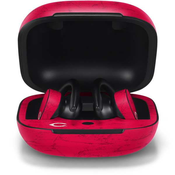 Cincinnati Reds - Solid Distressed PowerBeats Skin | MLB – Skinit