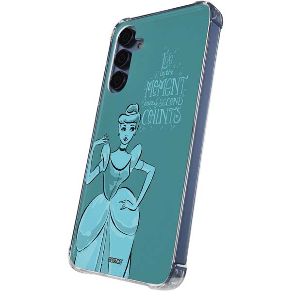 Disney Princess Cinderella Live in the Moment Art Galaxy S24 Clear Case ...