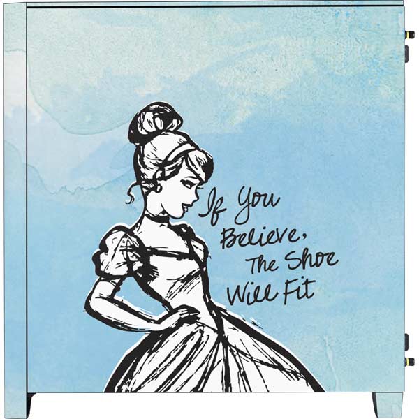 Cinderella Shoe Will Fit Corsair 4000D Tempered Glass Mid-Tower ATX ...