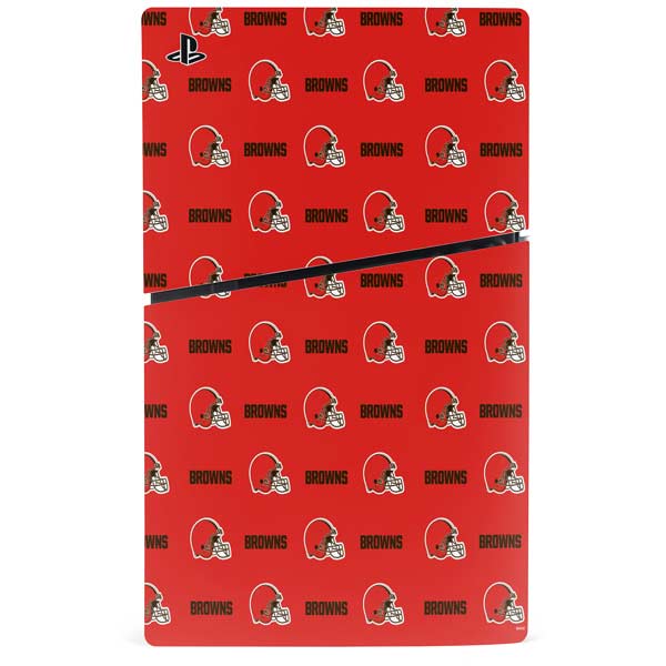 NFL Cleveland Browns Blitz Series Skin for PS5 Slim Disk Console - Skinit