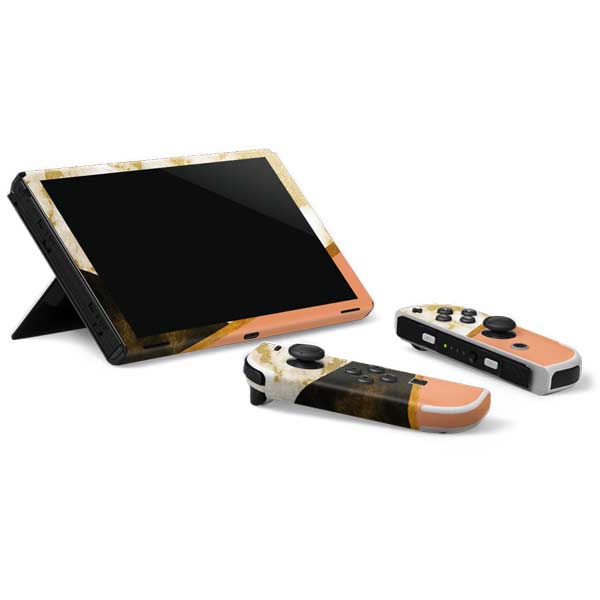 Colored Marble Nintendo Switch OLED (2021) Bundle Skin | Skinit