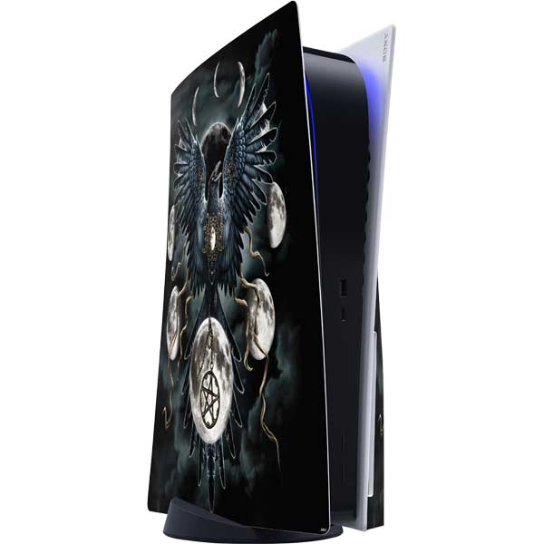 Crow and Moon Phases Skin for PS5 Console - Skinit