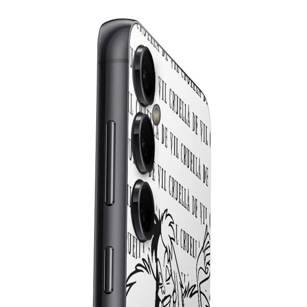 Disney Villains Cruella de Vil Black and White Galaxy S23 FE Skin | Skinit
