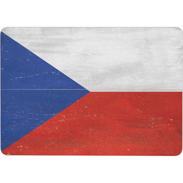 Czech Republic Flag Distressed Surface Laptop Studio Skin | Skinit