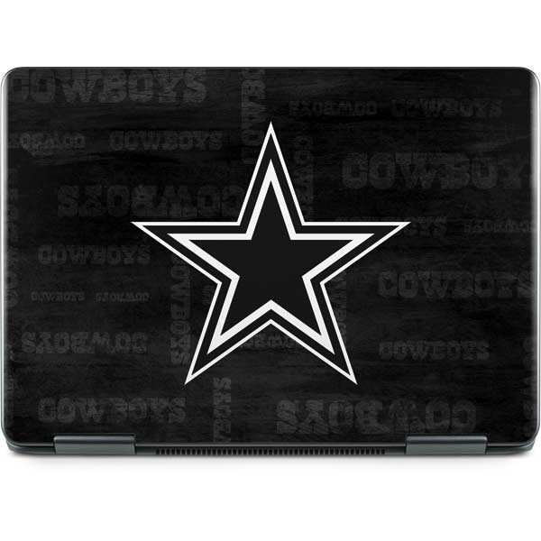 Dallas Cowboys Black & White Samsung Notebook Skin | NFL – Skinit