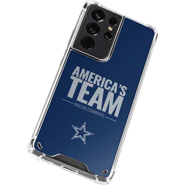 Dallas Cowboys Team Motto Clear Phone Case for Galaxy S21 Ultra 5G - Skinit