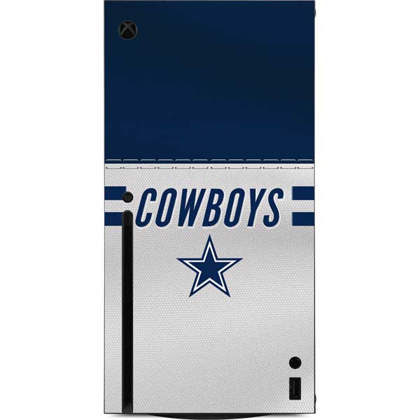 Dallas Cowboys White Striped Microsoft Xbox Skin | NFL – Skinit