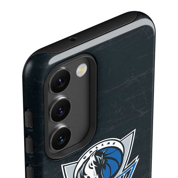 Dallas Mavericks Black Primary Logo Galaxy S23+ Pro Case | Skinit