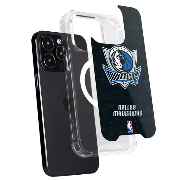 Dallas Mavericks Black Primary Logo MagSafe Case for iPhone 14 Pro | Skinit