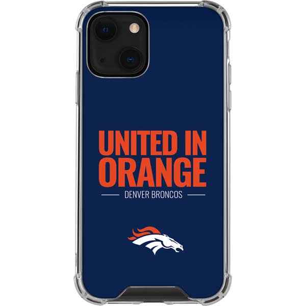 Denver Broncos Team Motto iPhone 15 Plus Clear Case | Clear Phone Cases ...