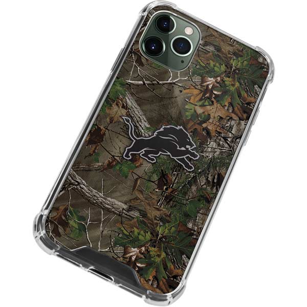 Detroit Lions Realtree Xtra Green Camo Apple iPhone Clear Case | NFL ...