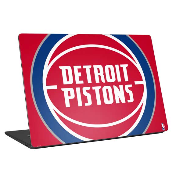 Universal Laptop 17in (13.8 x 10in) Detroit Pistons Large Logo Skin ...