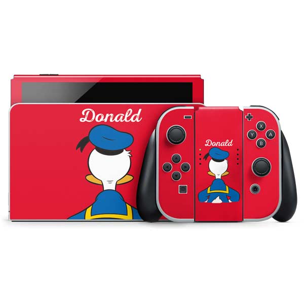 Donald Duck Backwards Nintendo Switch OLED (2021) Bundle Skin | Skinit